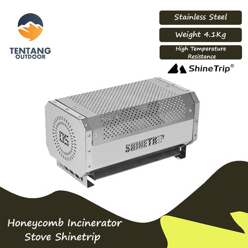 Jual SHINETRIP Tungku Api Stainless Steel Honeycomb Stove Camping ...