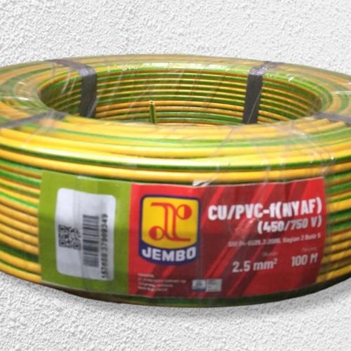 Jual kabel nyaf 2.5mm jembo serabut kuning / hijau 100 meter roll - Jakarta Pusat - Nirra ...