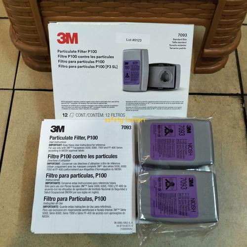 Jual 3M P100 PARTICULATE FILTER MASKER 7093 RESPIRATOR PROMO - Jakarta ...