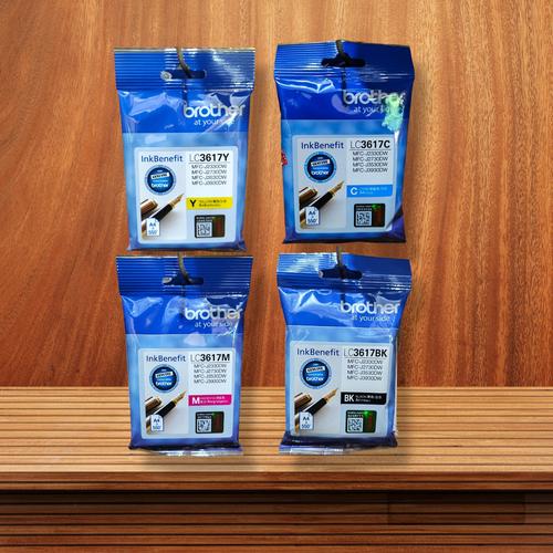 Promo Tinta brother ink benifit lc 3617 black & colour original - Hitam ...