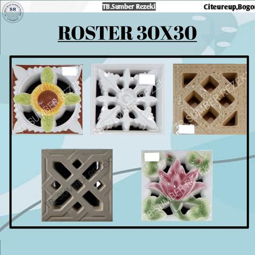 Jual Roster Keramik 30X30 / Lubang Angin - 5.Paras 6 Putih - Kab. Bogor ...
