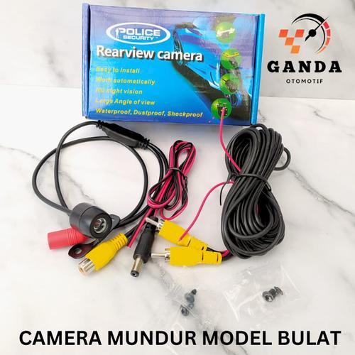 Promo KAMERA MUNDUR MOBIL MODEL BULAT - CAMERA PARKIR MERK POLICE ...