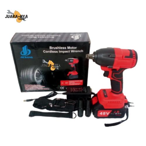 Jual JIEBANG Cordless Impack Wrench 1 Baterai 48V Mesin Bor Impack JLD ...