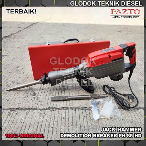 Jual PAZTO Mesin Jack Hammer Bobok Beton Demolition Hammer PH 85 HD ORI ...