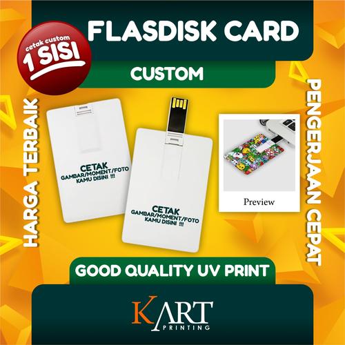 Jual FLASHDISK KARTU I FLASHDISK CARD I FLASHDISK ID CARD CUSTOM PRINT ...