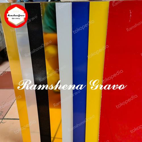 Jual Gravo/bahan name tag/ grafir/laser/60x120cm tebal 1.5mm - Hijau ...