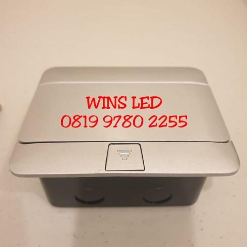 Jual Premium stop kontak lantai silver stop stop data telp floor socket ...