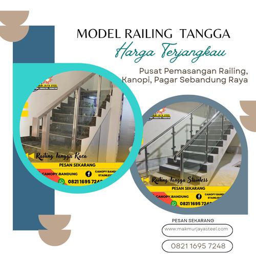 Jual RAILING TANGGA STAINLESS KACA PEGANGAN BULAT DAN KOTAK - Kab ...