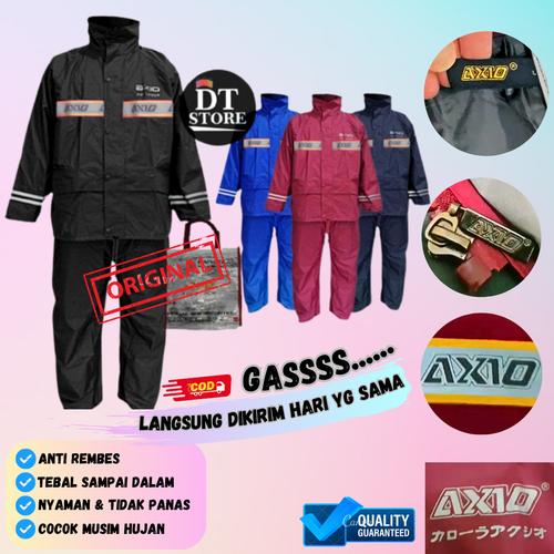 Jual Jas Hujan AXIO Original 882 Bahan Taslan -Mantel Hujan Axio ...