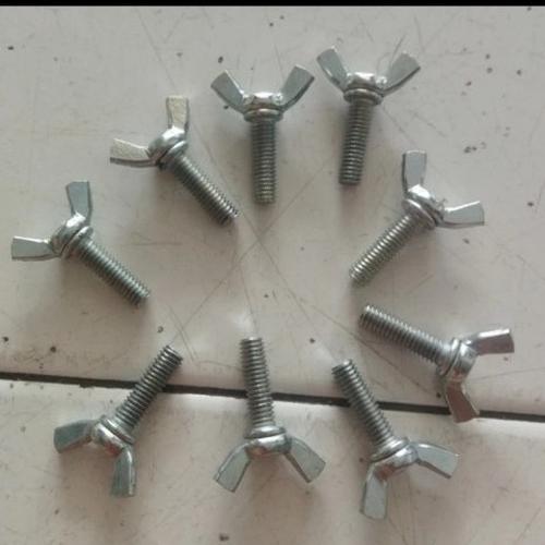 Jual Baut wing bolt only galvanis, m6x15 full drat, promo ecer - Kab ...