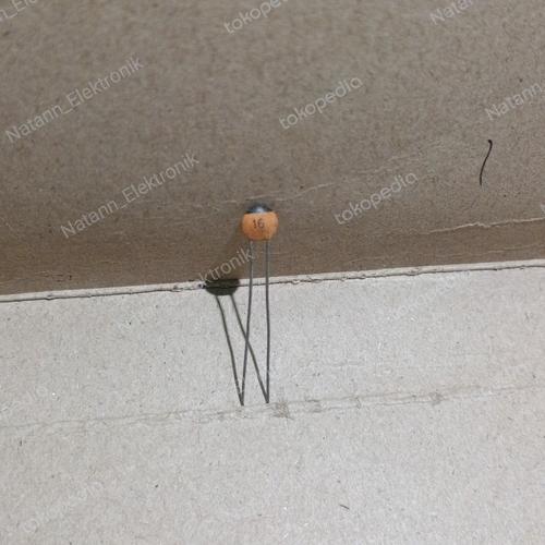 Jual 6006 kapasitor capacitor mini keramik ceramic 16pf 16 pf - Jakarta ...