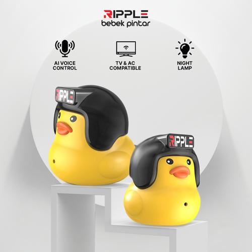 Jual Ripple Smart AI Remote TV AC Night Lamp Bebek Pintar R1 USB ...