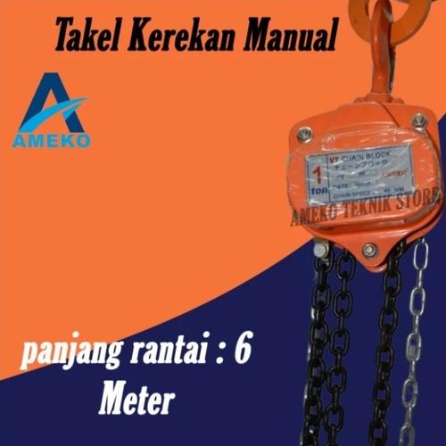 Jual Chain Block/ Katrol Kerekan VT Jepang 1Ton, 2Ton, 3Ton, Rantai ...