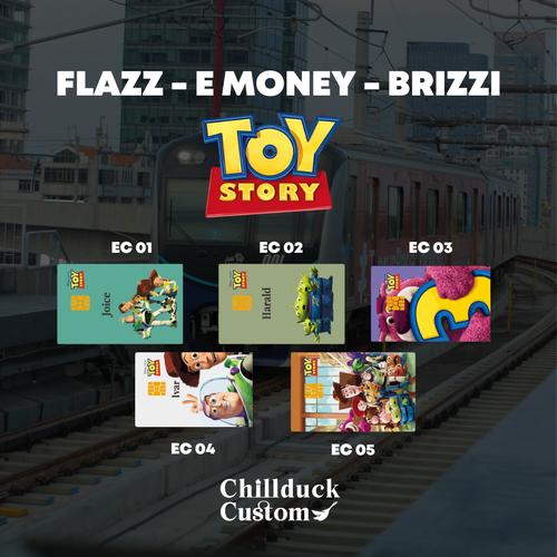 Jual Flazz Gen 2 BCA Emoney Mandiri Brizzi Toy Story Nama UV Print ...