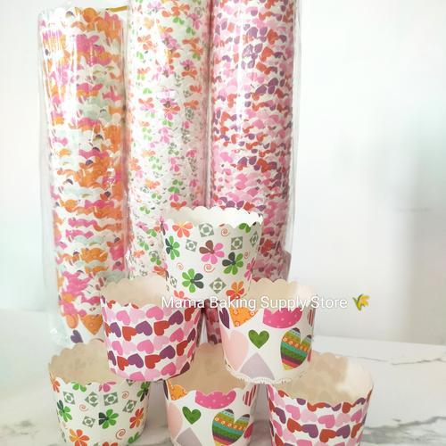 Jual Kertas Tempat Cupcake Muffin Cup Cake Case Paper Bunga Keriting 10 ...