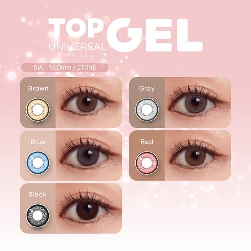 Jual Softlens Topgel Universal Black Normal s.d -10.00 Diameter 15.00mm ...