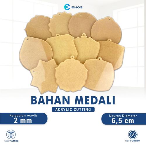Jual Medali Custom Akrilik Medali Wisuda Acrylic Medali 6.5cm - MDL-003 ...
