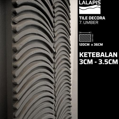 Jual LALAPIS - PANEL DINDING 3D FOAM - TILE DECORA - IVORY - Kota ...
