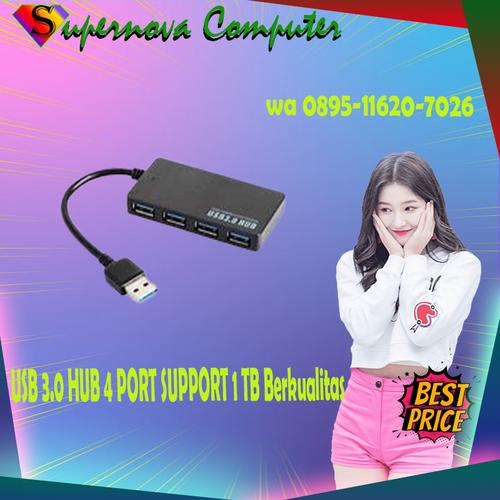 Jual USB 3.0 HUB 4 PORT SUPPORT 1 TB Berkualitas - Jakarta Pusat - SUPERNOVA COMPUTER ARIET ...