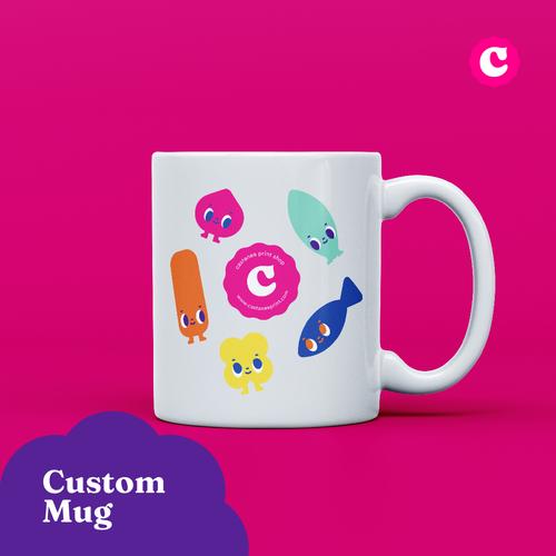 Jual Cetak / Print Custom Mug Keramik - Putih - Sublime - Kota ...