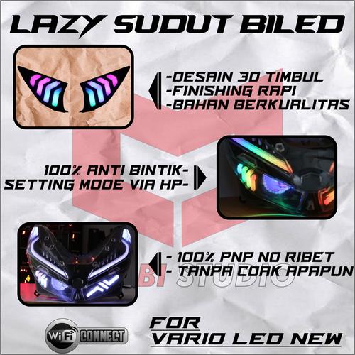 Jual LAZY SUDUT 3D PNP VARIO LED 125/150 NEW BISA CUSTOM BENTUK ...