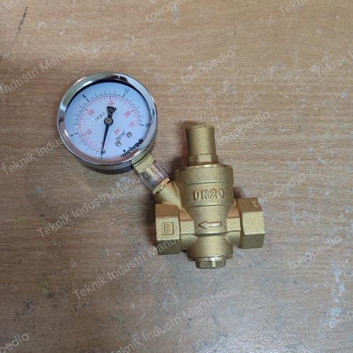 Jual Pressure Reducing Valve (PRV) Kuningan Brass 3/4" inchi DN 20 ...