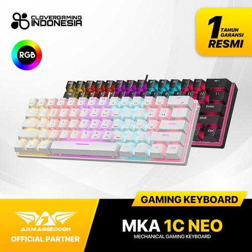 Promo Armaggeddon MKA1C / MKA-1C NEO Wired Mechanical Gaming Keyboard ...