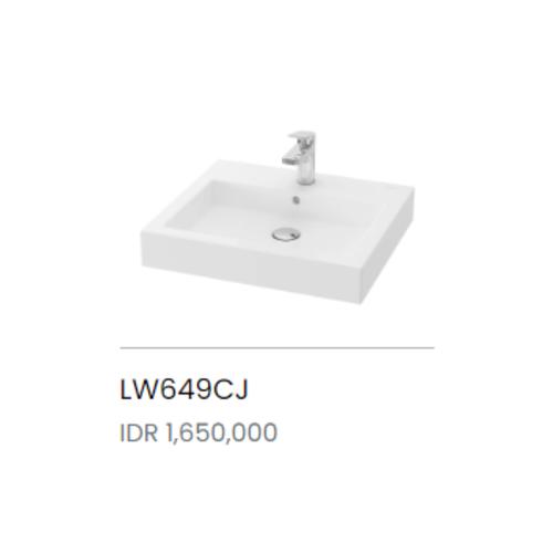 Jual Wastafel TOTO Vessel Counter Lavatory grade A LW649CJ - Kota ...
