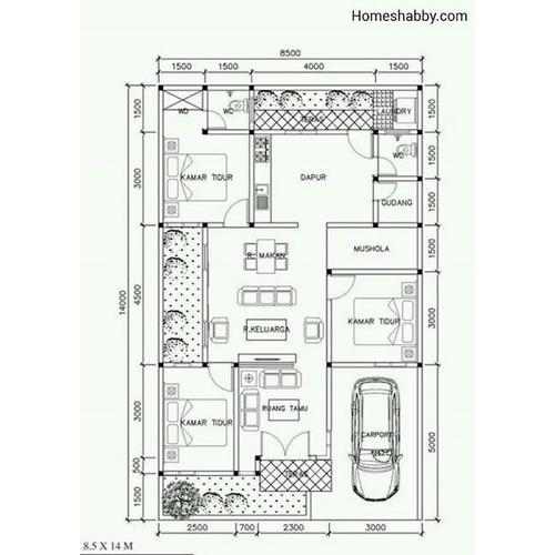 Jual Inspirasi denah modern untuk model terbaru free revisi - Kab ...
