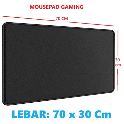 Jual MOUSEPAD GAMING HITAM POLOS 70x30 Mouse pad 70 x 30 Cm - Jakarta ...