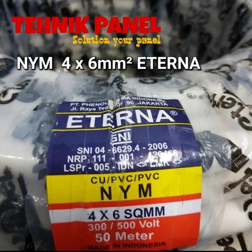 Jual Kabel NYM 4 x 6mm² ETERNA @50mtr - Jakarta Pusat - TEHNIK PANEL | Tokopedia