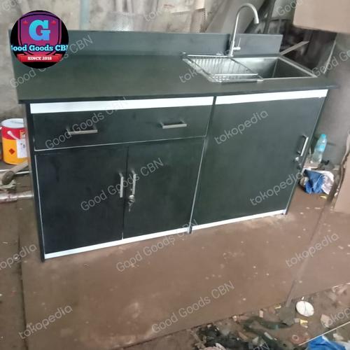 Jual Meja Laboratorium with sink /Meja Wastafel Stainless Steel+HPL ...