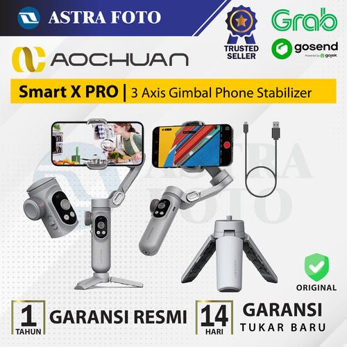 Promo AOCHUAN Smart X PRO Stabilizer 3-AXIS Gimbal Smartphone with APP ...