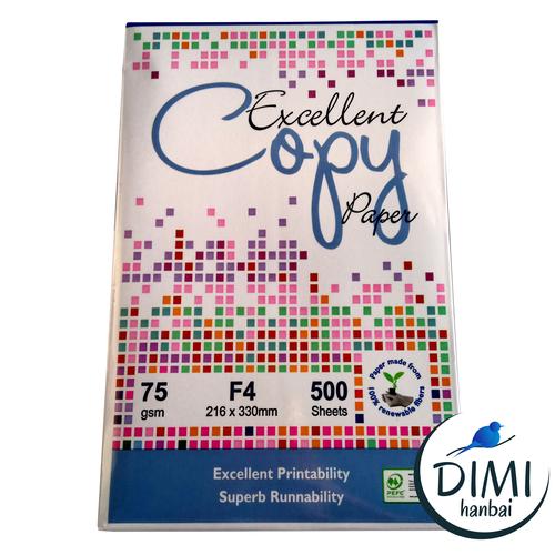 Jual [DIMI] Kertas HVS Excellent Copy Paper 1 Rim F4 75 gsm - Kota ...
