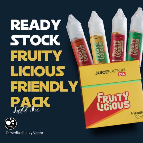 Jual Fruitylicious Friendly Pack 1 isi 4 - Jakarta Barat - LuxyVapor | Tokopedia