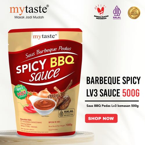 Jual Saus BBQ Pedas (Barbeque Spicy Sauce) Level 3 - 500g - My Taste ...