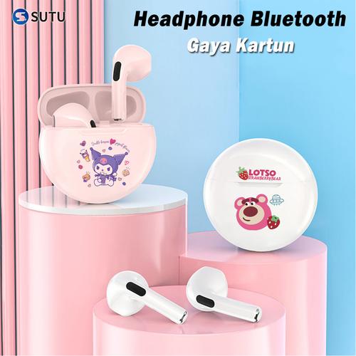 Jual SUTU TWS Headphone Bluetooth Nirkabel Kartun Kontrol Sentuh ...