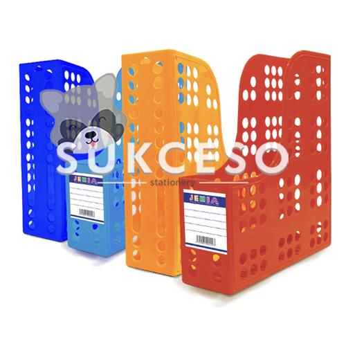 Jual Jenia Box File / Keranjang Plastik Dokumen Polos Warna - Biru ...