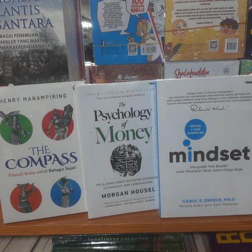 Jual PAKET 3 BUKU MINDSET THE COMPASS THE PSYCHOLOGY OF MONEY - Jakarta ...