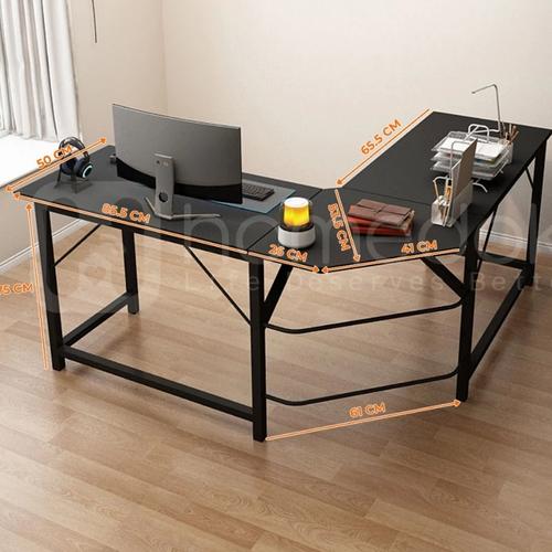 Jual Meja Gaming Aesthetic Type L / Meja Komputer Kantor / Meja Belajar ...