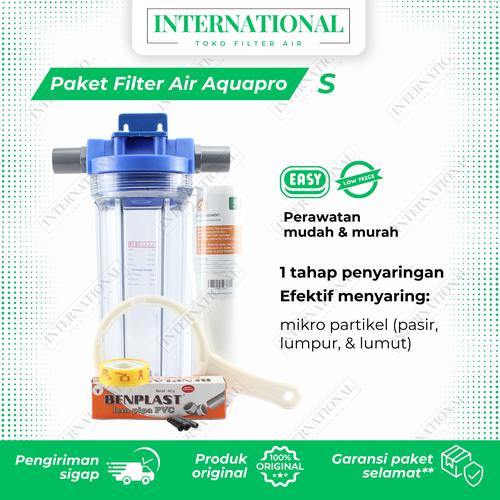 Jual Paket Filter Air Kran Sedimen 10" 1 tahap / Filter Air Tandon ...
