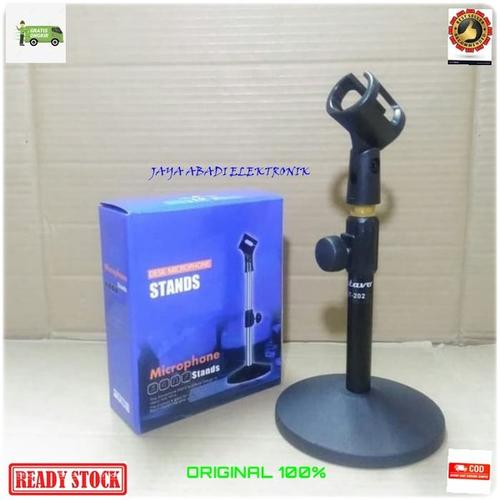 Jual G568 original stand mic meja full besi kaki bulat holder mik table ...
