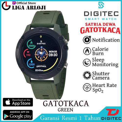 Promo Digitec Smart Watch GATOTKACA Jam Tangan Pria Digital Smartwatch ...