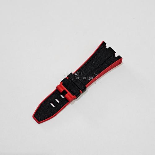 Jual Aksesoris AP001 AP ROO 42mm Black Red Rubber Strap - Jakarta Barat ...