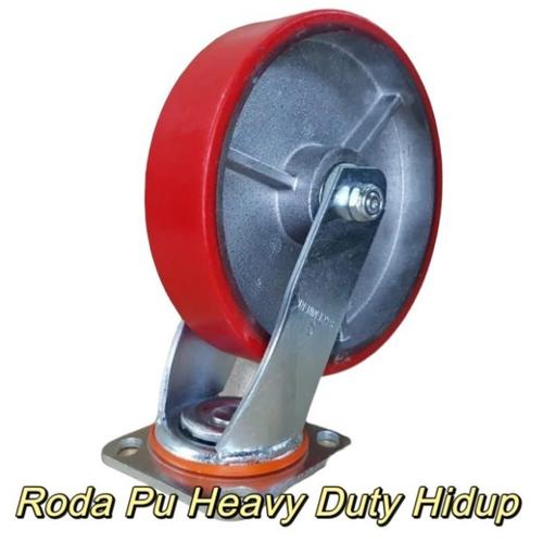 Jual Roda PU Heavy Duty 5 Inch Hidup / Roda Kastor 5 in hidup - Jakarta ...