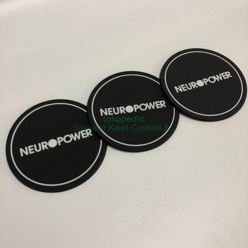 Jual Souvenir Coaster Tatakan Gelas Karet Custom Desain Untuk Cafe Dan ...