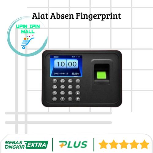 Jual Mesin Absensi Sidik Jari Karyawan Attendance Fingerprint 1000 User ...