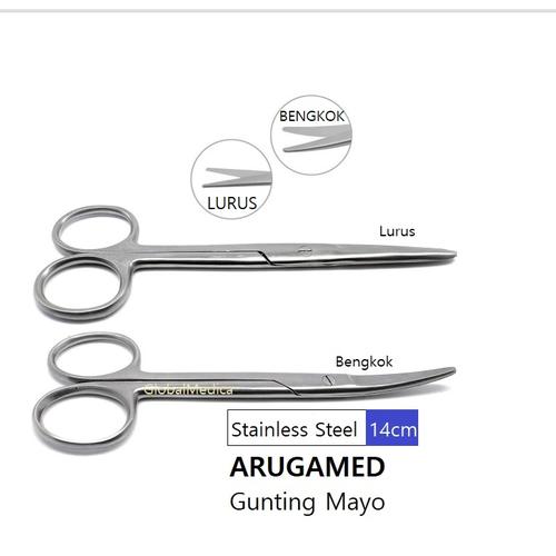 Jual Gunting Mayo 14cm ARUGAMED mayo scissors - BENGKOK - Kota Semarang ...