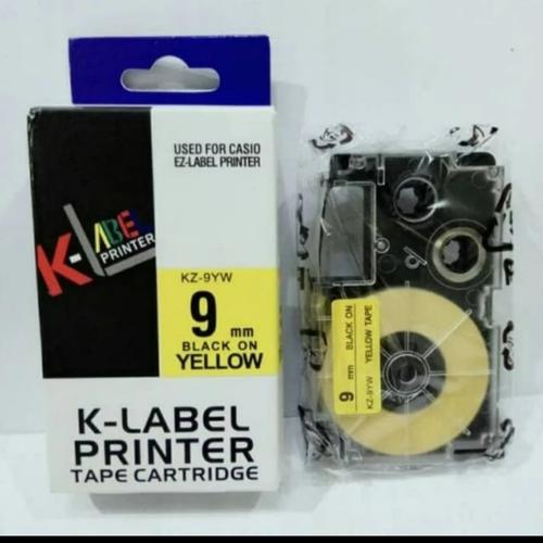 Jual label print/label printer casio/refill tape label casio 9mm/klabel ...