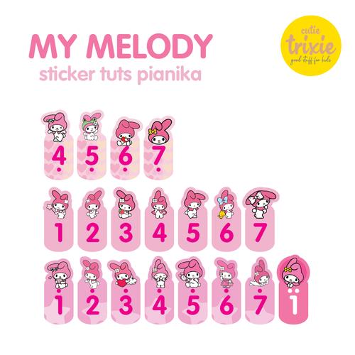 Jual Sticker Not Pianika My Melody - Jakarta Barat - Cutie Trixie ...